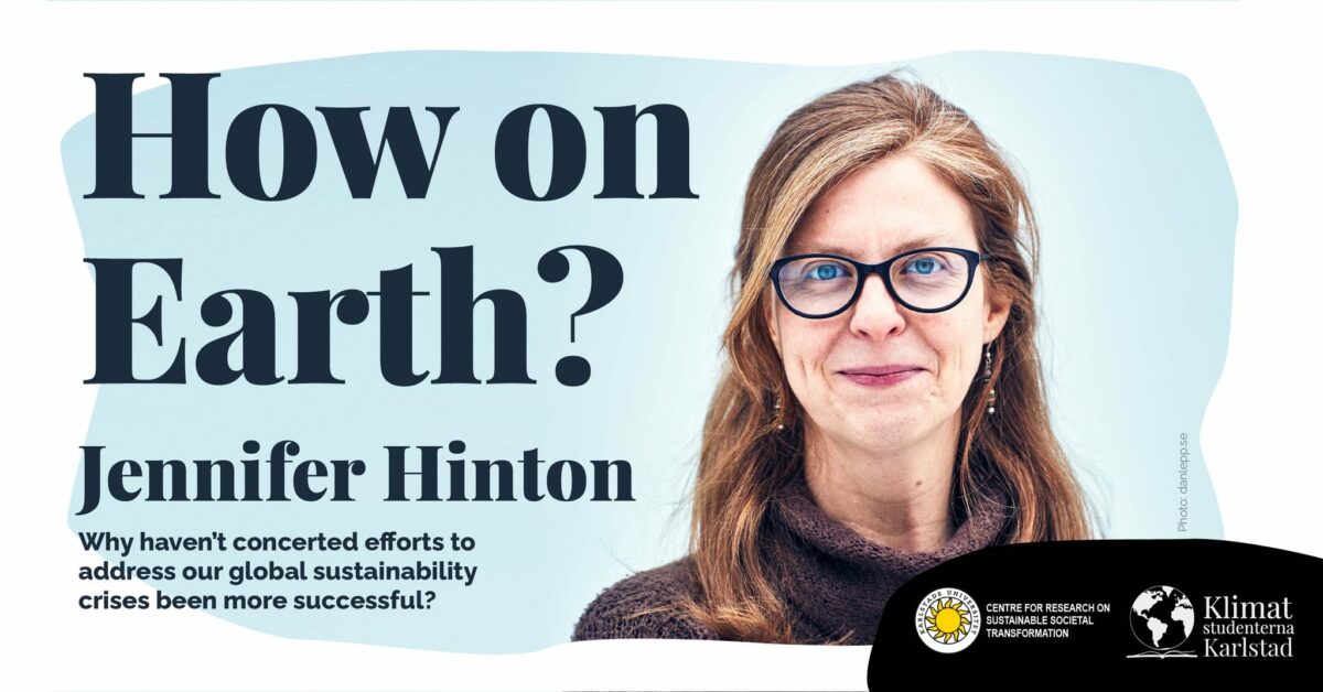 Pedagog Värmland | Evenemang | How on Earth? – föredrag med dr Jennifer ...